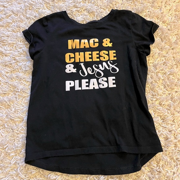 Old Navy | Shirts & Tops | Mac Cheese Jesus Please T | Poshmark